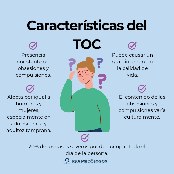 Trastorno obsesivo compulsivo TOC | síntomas, causas | R&A Psicólogos